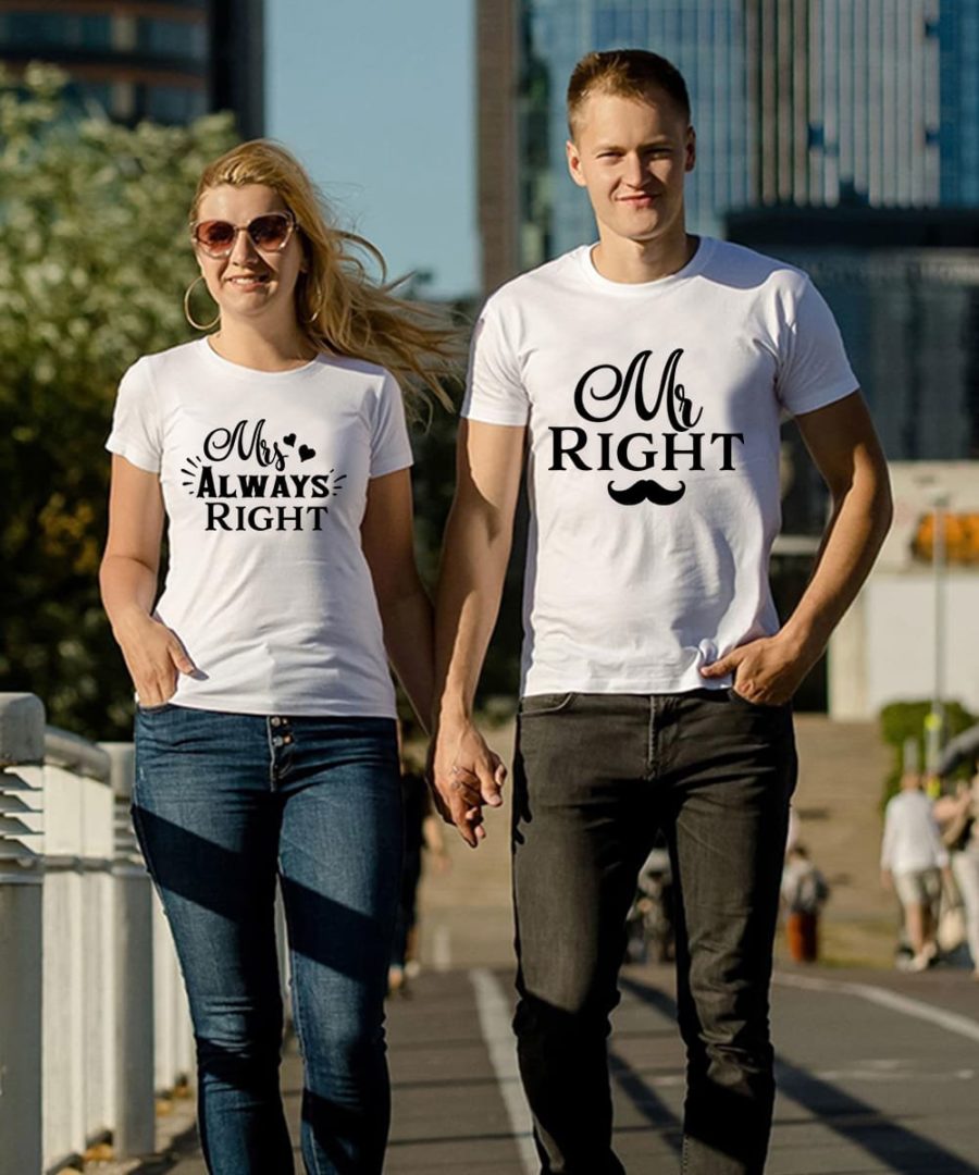 Checkout Latest Cute Couple T- Shirts Designs | Matching Couple Shirts