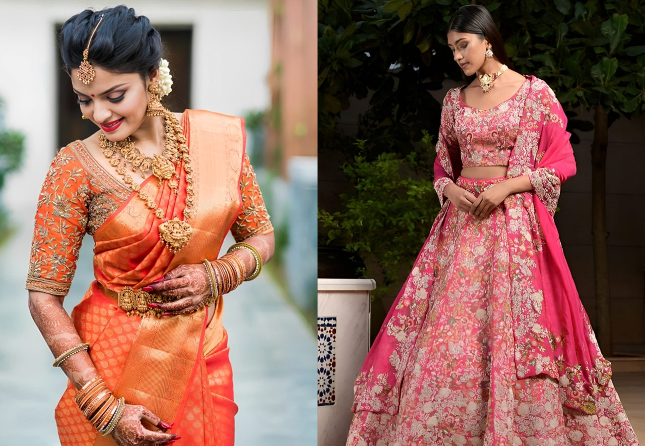 Top 14+ Simple Bridal Blouse Designs Ideas for Wedding Season!