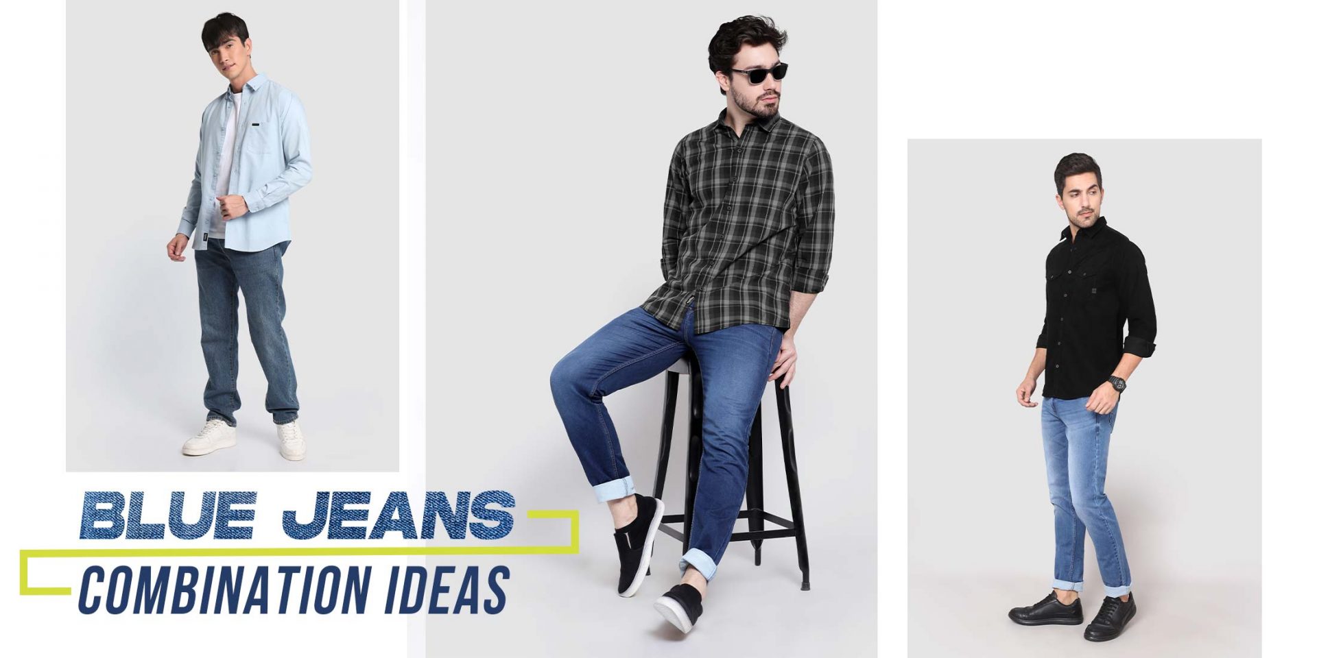 20+ Blue Jeans Matching Shirt Ideas for Men This Season